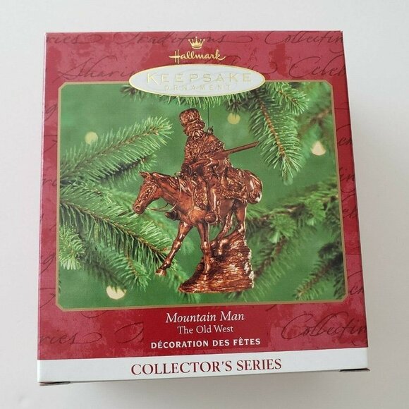 Hallmark | Holiday | Nwt 200 Hallmark Ornament Old West Mountain Man ...
